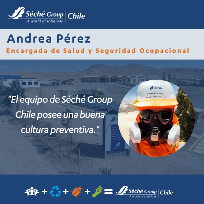 Andrea Pérez: “El equipo de Séché Group Chile posee una buena cultura preventiva” - Séché Group ...