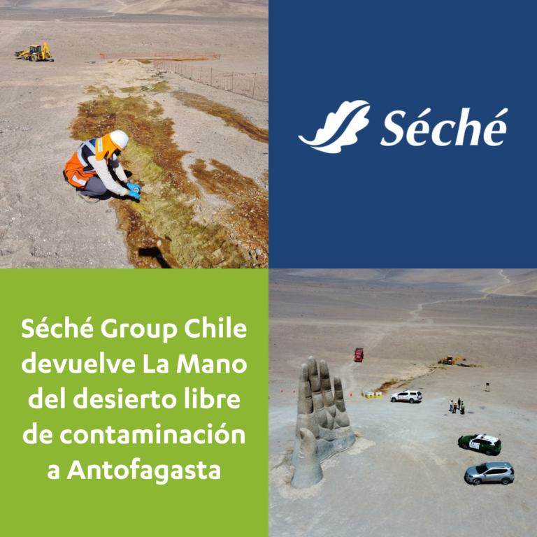 Séché Group devuelve la “Mano del Desierto” libre de contaminación a ...