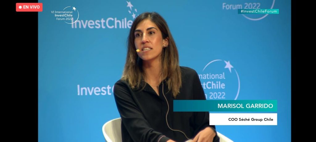 Marisol Garrido participó del VI Foro Internacional InvestChile 2022 en ...